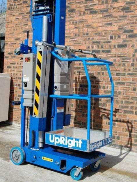 Upright UL32AC | Vertical lift Rental | 11 m Vertical lift for rent